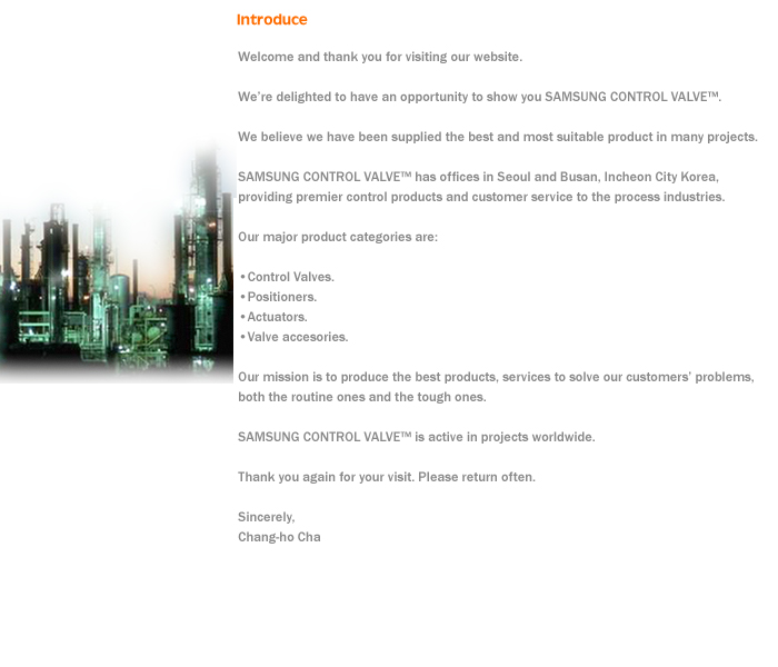 SAMSUNG CONTROL VALVE